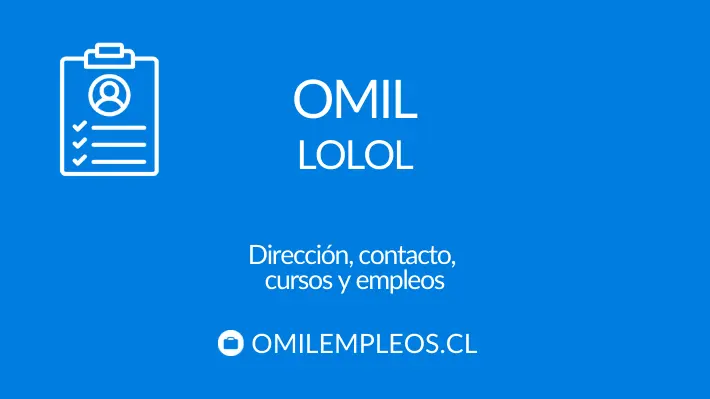 OMIL Lolol | OMIL Empleos